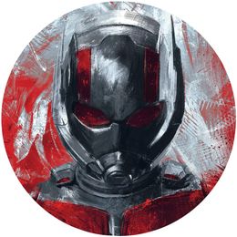Fototapete Komar "Vlies selbstklebend - Avengers Painting Ant-Man - Gr&ouml;&szlig;e 125 x 125 cm", bunt (rot, grau, wei&szlig;, schwarz), B:125m L:125m, Vlies, Tapeten, Fototapete, Kinderzimmer