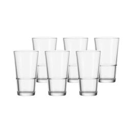 Glas Leonardo "Trinkgl&auml;ser Event 240 ml 6er Set transparent", bunt (transparent), Glas, Trinkgef&auml;&szlig;e, Glas