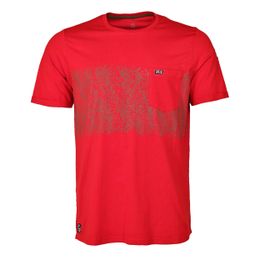 T-Shirt JCC "T-Shirt 31021202", Herren, Gr. XL, rot, Obermaterial: 100% Baumwolle CO., Shirts T-Shirt