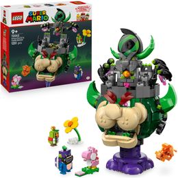 Konstruktionsspielsteine Lego "Prinz Florian & Schloss-Bowser (72042), Lego Super Mario", bunt, Spielbausteine, Kinder, Kunststoff, Konstruktionsspielsteine, Made in Europe