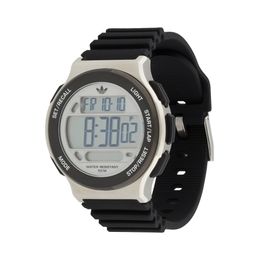 adidas originals Digitaluhr 'EXPRESSION THREE' Damen Gr&ouml;&szlig;e One Size grau / schwarz