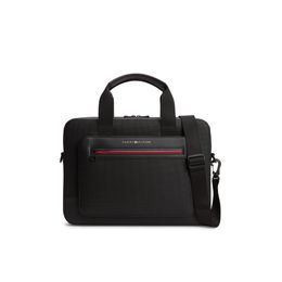 Tommy Hilfiger Laptoptasche 'Foundation' Herren Gr&ouml;&szlig;e One Size nachtblau / dunkelrot / schwarz