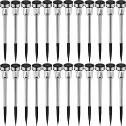 TecTake&reg; 24-er Set LED-Solarlampen, bunt, mit Erdspie&szlig;, 4,7 x 37 cm