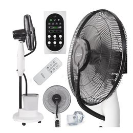 TroniTechnik&reg; Standventilator mit Wasser, Ventilator mit Wasserk&uuml;hlung Spr&uuml;hnebel Raumbefeuchter 75W