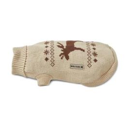 Wolters Strickpulli Elch beige/braun 20 cm