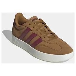 Sneaker Adidas SPORTSWEAR "BARREDA", Herren, Gr. 44,5, bronze strata, shadow rot, sanftes wei&szlig;, Leder, Synthetik, Schuhe Sneaker, inspiriert vom Design des Adidas handball spezial