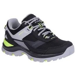 Wanderschuh MCKINLEY "Kona VI AQX J", Kinder, Gr. 36, schwarz night, charcoal, Synthetik, Schuhe Wanderschuh, wasserdicht