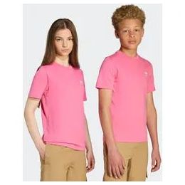 T-Shirt Adidas ORIGINALS "TEE", Jungen, Gr. 176, pink (pink fusion), Obermaterial: 100% Baumwolle, Rundhals, Shirts T-Shirt, f&uuml;r Kinder und Teens, mit gerippten Details, mit Rundhalsausschnitt