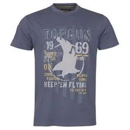 T-Shirt Top Gun "TG25011", Herren, Gr. 3xl, blau (navy), Obermaterial: 100% Baumwolle, Shirts T-Shirt