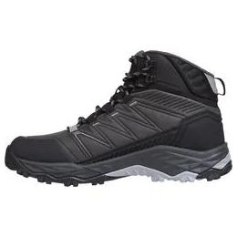 Wanderschuh MCKINLEY "Tahsis MID AQX M", Herren, Gr. 47, schwarz (schwarz night, anthraci), Synthetik, Schuhe Wanderschuh, wasserdicht
