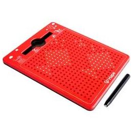Magnettafel HAPE, rot, Tafeln, Kinder, B/H/L: 22cm x 18cm, Kunststoff, Metall, B:22cm H:18cm T:2cm