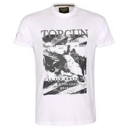 T-Shirt Top Gun "TG25009", Herren, Gr. 3xl, wei&szlig;, Obermaterial: 100% Baumwolle, Shirts T-Shirt