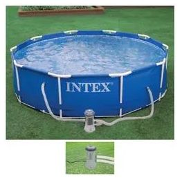 Framepool Intex "Metal Frame", blau, H:76cm &Oslash;:366cm, Schwimmbecken, &Oslash;xH: 366x76 cm