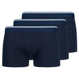 Slip Skiny "Cotton Multipack", Herren, Gr. M, crown blau, Obermaterial: 95% Baumwolle, 5% Elasthan, unifarben mit Farbeinsatz, normal, Unterhosen Slip, klassisch, basic, elastisch, bequem, Baumwollmix