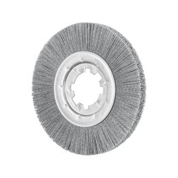 Pferd TOOLS Rundb&uuml;rste ungezopft RBU &Oslash; 200x13x50,8 mm Bohrung SiC-Filament-&Oslash; 0,55 mm Korn 120 station&auml;r (43505904)