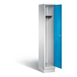 C+P Garderobenschrank Classic, H1800xB320xT500mm, Front Lichtblau, Korpus Lichtgrau (8020-10) ; C + P M&ouml;belsysteme (8020-10|S10036)