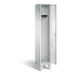 C+P Garderobenschrank Classic, H1850xB320xT500mm, Front Lichtgrau, Korpus Lichtgrau (8010-10) ; C + P M&ouml;belsysteme (8010-10|S10000)