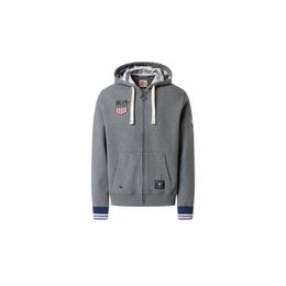 North Sails Sweatjacke Herren Gr&ouml;&szlig;e XXXL navy / graumeliert / rot / wei&szlig;
