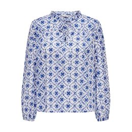 Only Bluse 'ONLROANNE' Damen Gr&ouml;&szlig;e XXL blau / wei&szlig;