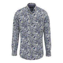 Fynch-Hatton Hemd Herren Gr&ouml;&szlig;e XXL navy / rauchblau / grau / offwhite