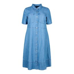 ZIZZI Kleid 'Jkianta' Damen Gr&ouml;&szlig;e 42/44 blue denim Winterkleid
