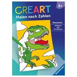 Ravensburger CreArt Malen nach Zahlen ab 5: Dinosaurier