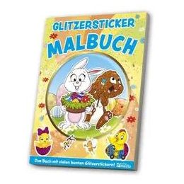 Glitzersticker XXL-Malbuch Kindergarten Fr&uuml;hling Ostern
