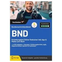 BND: Einstellungstest Online-Testtrainer inkl. App & Mathe Lern-Buch