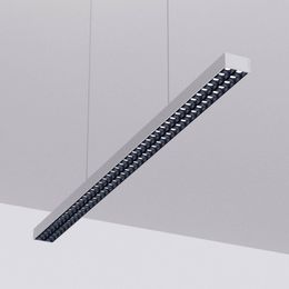 ARCCHIO LED-B&uuml;ro-Pendellampe Jolinda, silber, 118cm, up/down