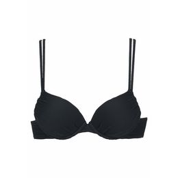 Sunseeker Push-Up-Bikini-Top 'Fancy' schwarz Gr. 34 Cup B. Mit B&uuml;gel