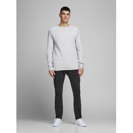 Jack & Jones Jack & Jones Pullover "Hill" in Hellgrau - 50% | Gr&ouml;&szlig;e S | Herren-plussize