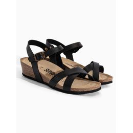 Sunbay Keilsandaletten "Lecheria" in Schwarz - 62% | Gr&ouml;&szlig;e 40 | Damen-sandalen