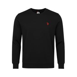 US Polo Assn Sweatshirt in Schwarz - 51% | Gr&ouml;&szlig;e M | Herren-plussize