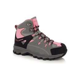 Kimberfeel Trekkingschuhe "Climb" in Grau/ Rosa - 46% | Gr&ouml;&szlig;e 32 | Kinder-outdoor-sport-schuhe