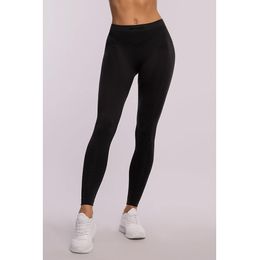 Spaio Thermoleggings "Play" in Schwarz - 59% | Gr&ouml;&szlig;e S | Damen-sporthosen