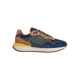 Pepe Jeans Footwear Sneakers "Buster Pro" in Dunkelblau/ Hellbraun - 53% | Gr&ouml;&szlig;e 44 | Herrensneakers