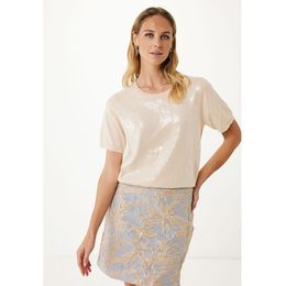 Mexx Shirt in Creme - 49% | Gr&ouml;&szlig;e L | Damen-tops