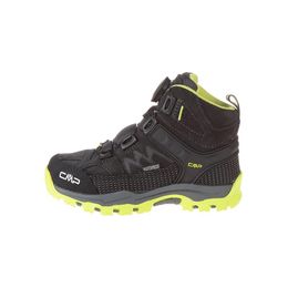 CMP Leder-Trekkingboots "Kiruna Mid" in Schwarz/ Gelb - 29% | Gr&ouml;&szlig;e 34 | Kinder-outdoor-sport-schuhe