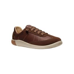 Keen Leder-Sneakers "KNX T-TOE" in Braun - 57% | Gr&ouml;&szlig;e 41 | Herrensneakers