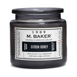 Colonial Candle Duftkerze "Citron Honey" in Grau - 396 g - 51% | Kerzen-vasen