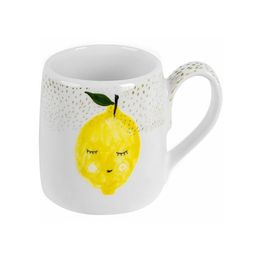The Wild Hug Tasse "Lemmon" in Wei&szlig;/ Gelb - (H)9 cm - 13% | Gedeckter-tisch