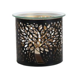 Woodbridge Duftlampe "Tree of Life" in Schwarz - (H)10,5 x &Oslash; 10,5 cm - 30% | Kerzen-vasen