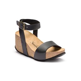 Sunbay Keilsandaletten "Peony" in Schwarz - 66% | Gr&ouml;&szlig;e 37 | Damen-sandalen