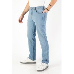 Wrangler Jeans "Texas Slim" - Slim fit - in Hellblau - 55% | Gr&ouml;&szlig;e W44/L34 | Herren-plussize