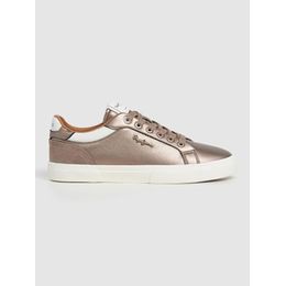 Pepe Jeans Footwear Sneakers "Kenton Glam" in Hellbraun - 41% | Gr&ouml;&szlig;e 41 | Damen-sneakers