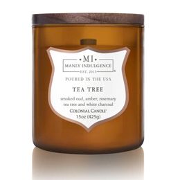 Colonial Candle Duftkerze "Tea Tree" in Gelb - 425 g - 51% | Kerzen-vasen