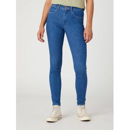Wrangler Jeans "Eye Love You" - Skinny fit - in Blau - 52% | Gr&ouml;&szlig;e W31/L32 | Damenjeans