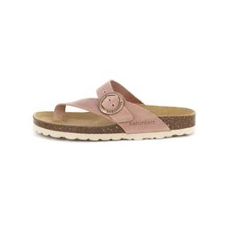 BABUNKERS Family Leder-Zehentrenner in Rosa - 37% | Gr&ouml;&szlig;e 38 | Damen-sandalen