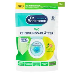 Dr.Beckmann Dr. Beckmann WC-Reinigungsbl&auml;tter "Citrus", je 20 St&uuml;ck - 42% | Putzutensilien