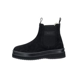 Gant Footwear Leder-Chelsea-Boots "Sistown" in Schwarz - 40% | Gr&ouml;&szlig;e 37 | Stiefeletten
